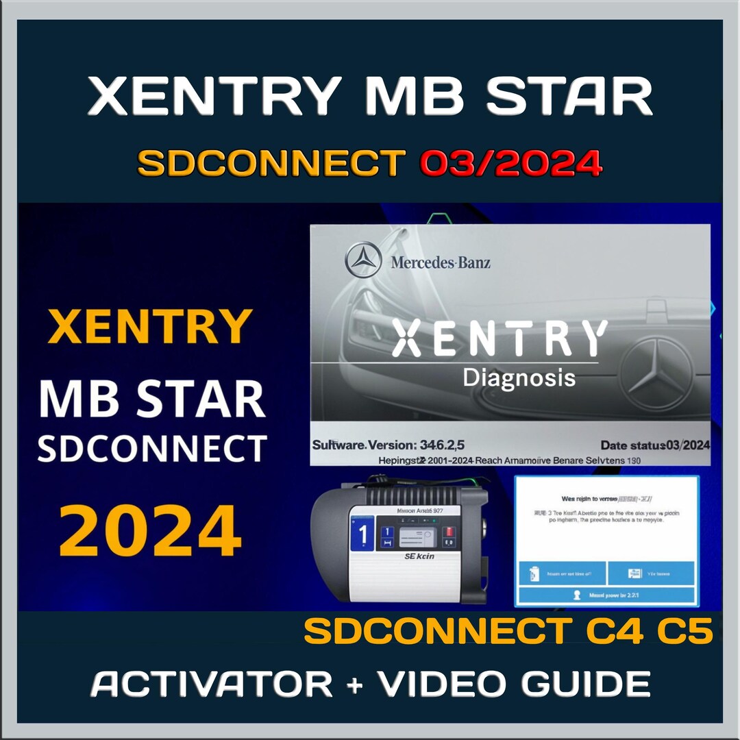 Xentry Openshell MB Star C4 C5 Sdconnect 2024 Unlimited Install on ...