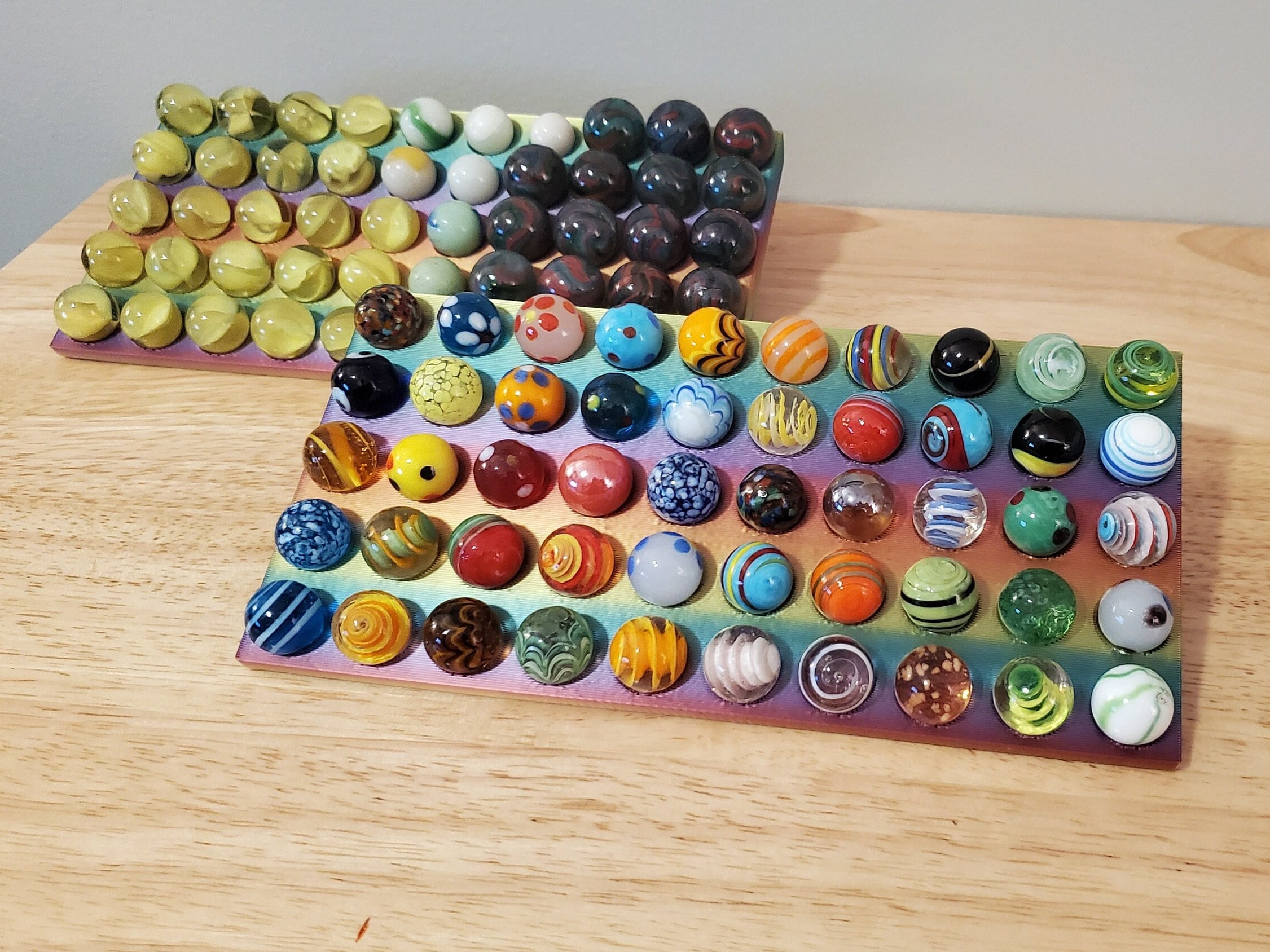 50 Piece 3/4 Marble Riser / Marble Display marbles Not Included and ...