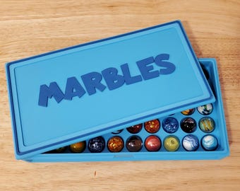 500 Capacity Marble Storage Tray Stack With Dust Cover for 3/4” Marbles ...