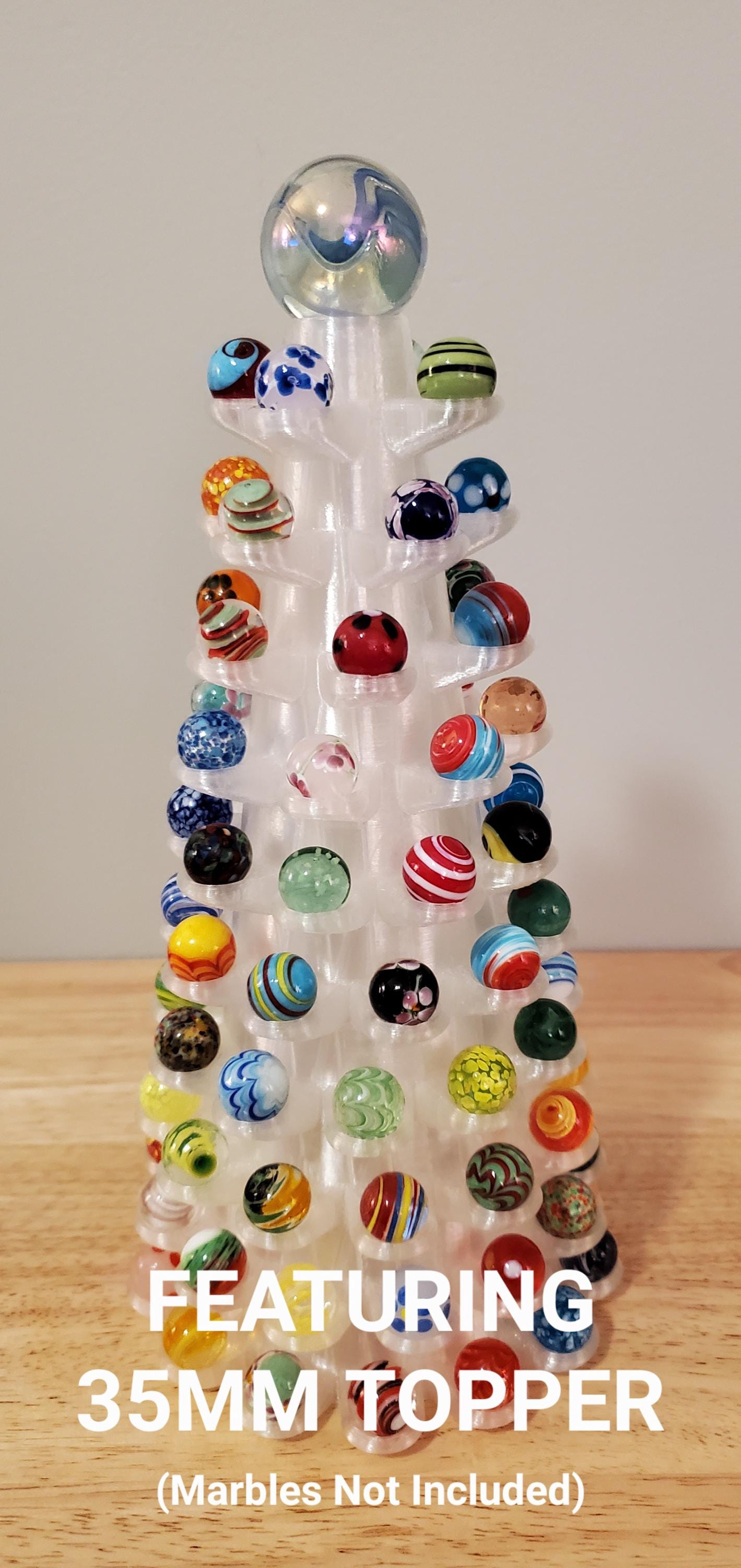 Translucent Marble Tree Display for up to 3/4" Marbles (marbles Not ...