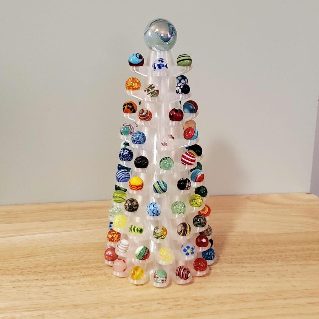 Translucent Marble Tree Display for up to 3/4" Marbles (marbles Not ...