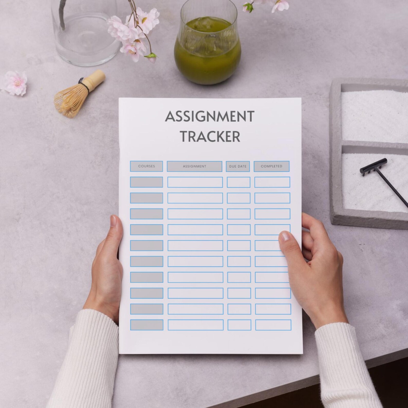 Editable Assignment Tracker, Printable Assignment Planner, Canva ...