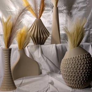 Geometric Textured Vase, Modern Home Decor Accent - Etsy