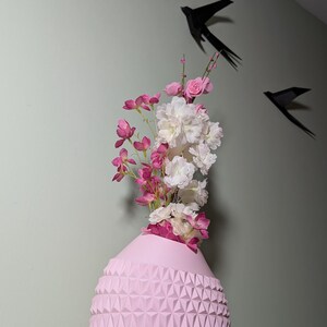 Geometric Textured Vase, Modern Home Decor Accent - Etsy