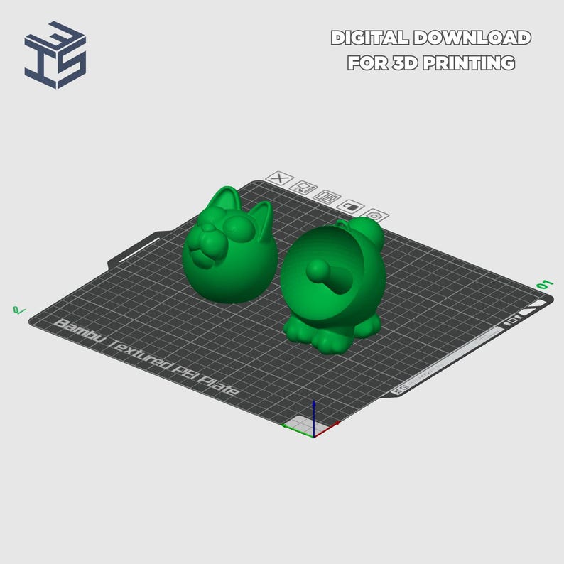 Dog Keychain 3D Print STL File Digital Download , 3D Printer File, File ...