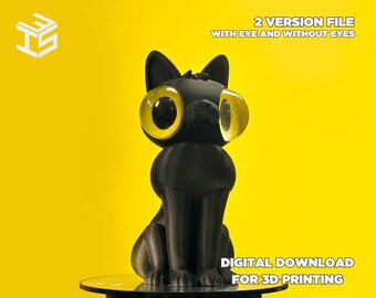 Magnet Cat 3D Print STL File Digital Download , 3D Printer File, File ...
