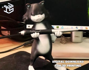 Magnet Cat 3D Print STL File Digital Download , 3D Printer File, File ...