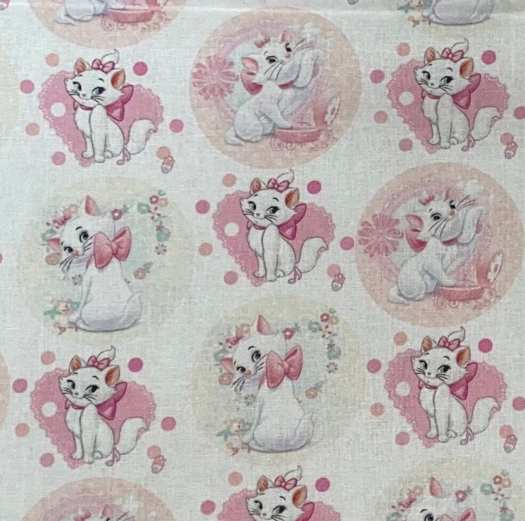 Disney Marie Fabric 100% Cotton Fabric by the Yard Disney Kids Children ...