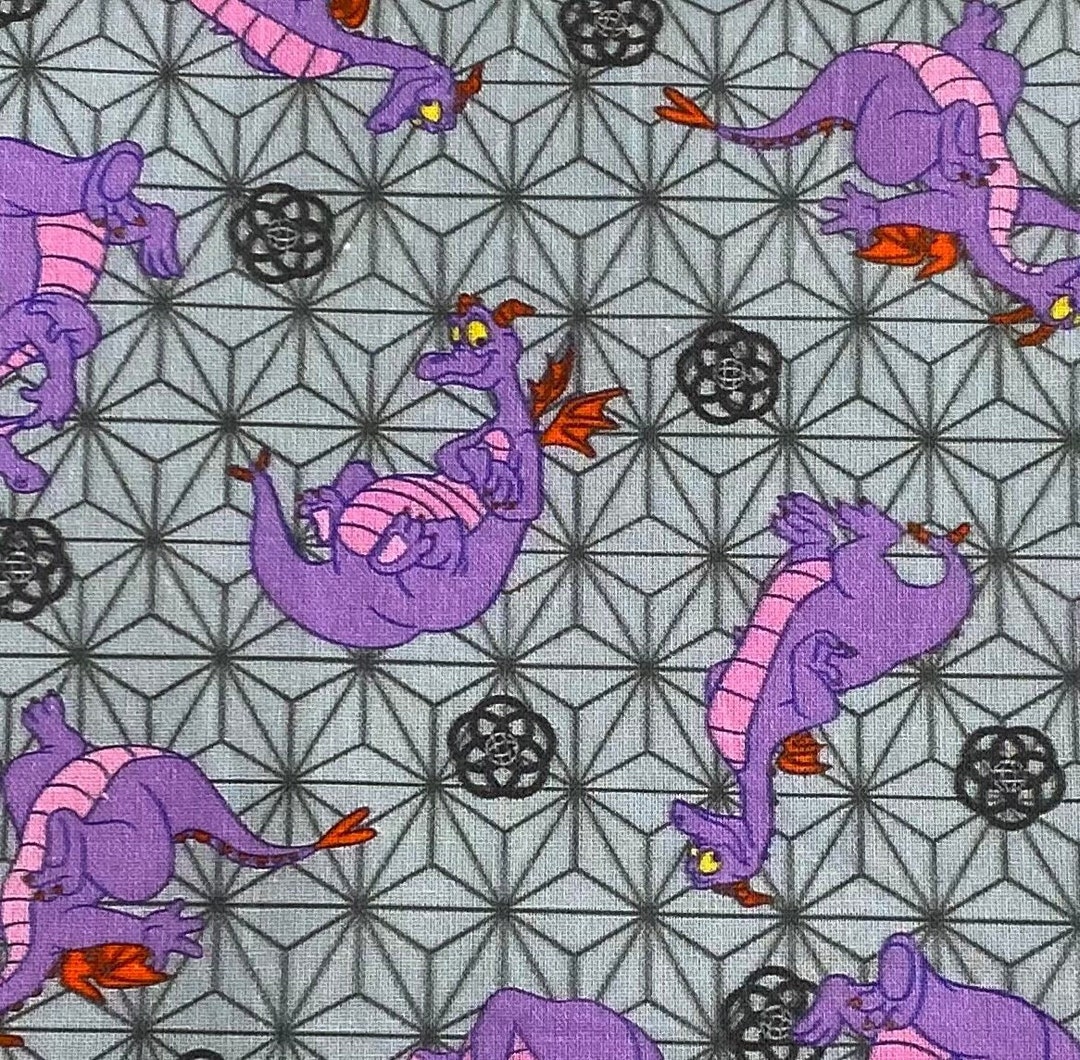 Disney Figment Fabric 100% Cotton Fabric Fat Quarter Tumbler - Etsy