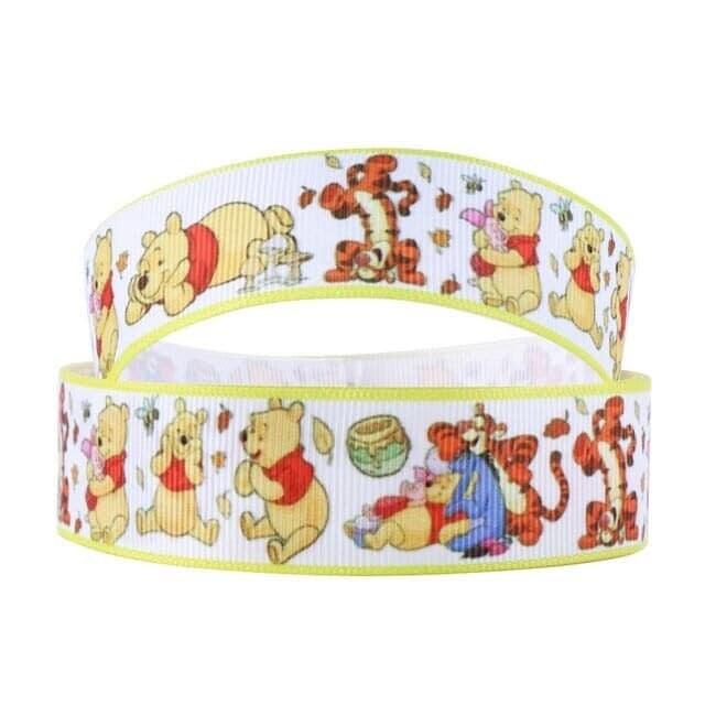 Winnie the Pooh Ribbon 1 High Quality Grosgrain Ribbon by the Yard ...
