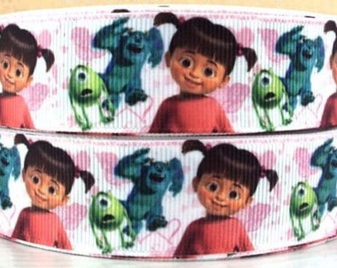 Disney Monster's Inc. Ribbon 1 High Quality Grosgrain Ribbon by the ...