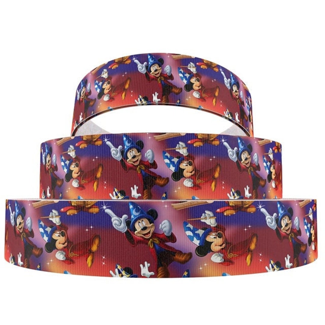 Disney Mickey Mouse Ribbon 1 1.5 and 2 High - Etsy