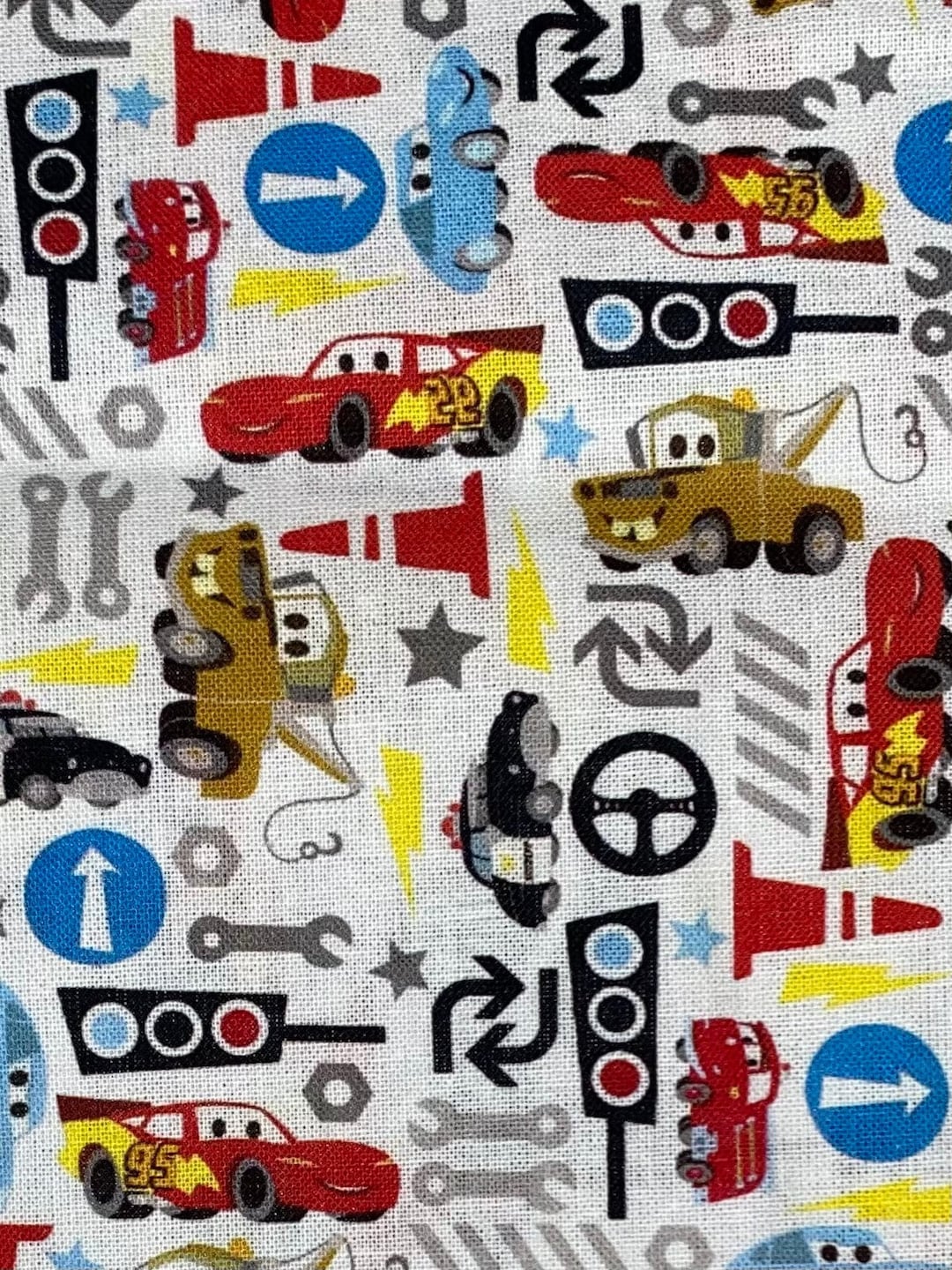 Disney Cars Fabric 100% Cotton Fabric by the Yard Lightning Mcqueen ...