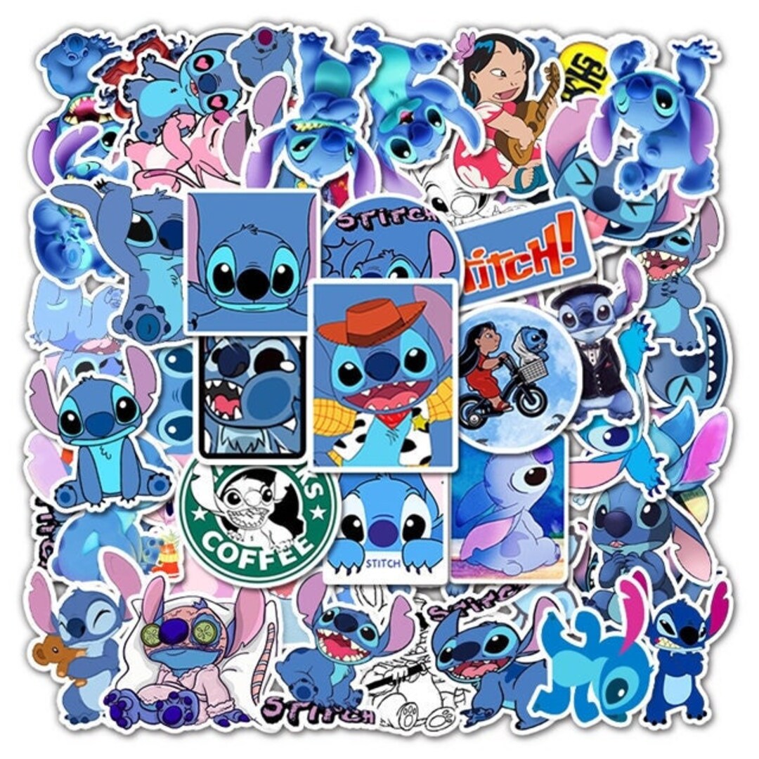 Disney Lilo and Stitch Stickers Pack Water Resistant - Etsy