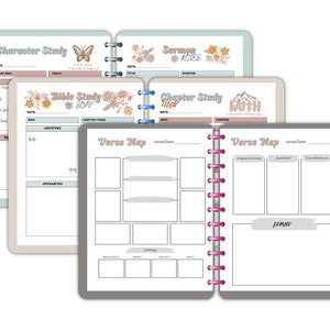 Printable Bible Study Planner and Free Bible Reading Trackers, Verse ...