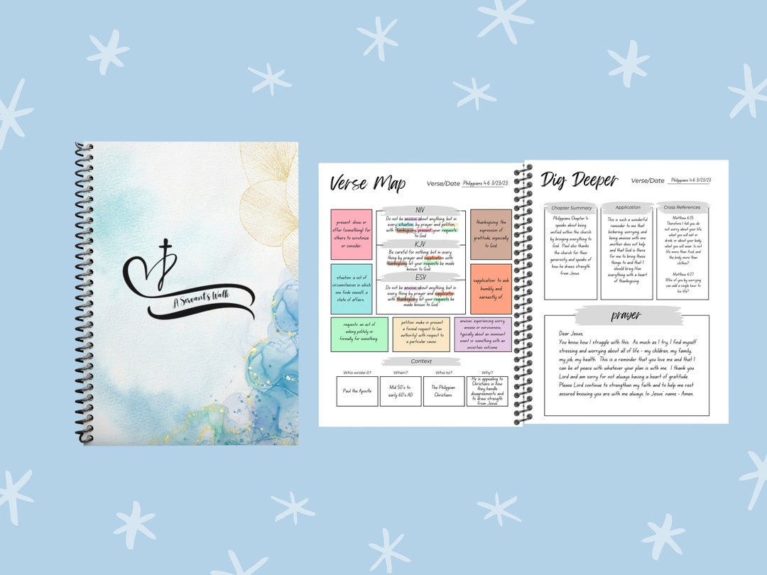 Scripture Mapping Journal Verse Mapping Bible Memorizing - Etsy