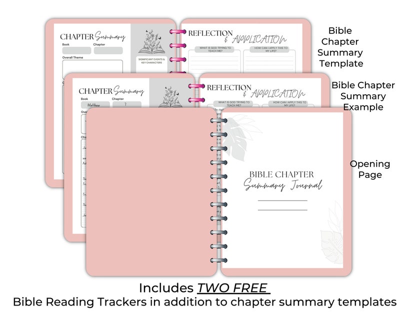 Bible Chapter Study Journal Printable I Bible Mapping Planner Printable ...