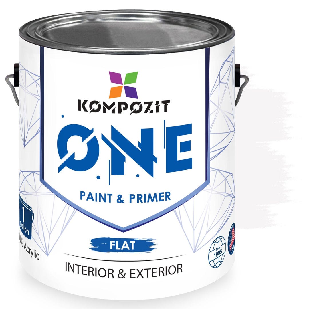Kompozit ONE Ultra Cover Interior/exterior White 100% Acrylic Paint ...