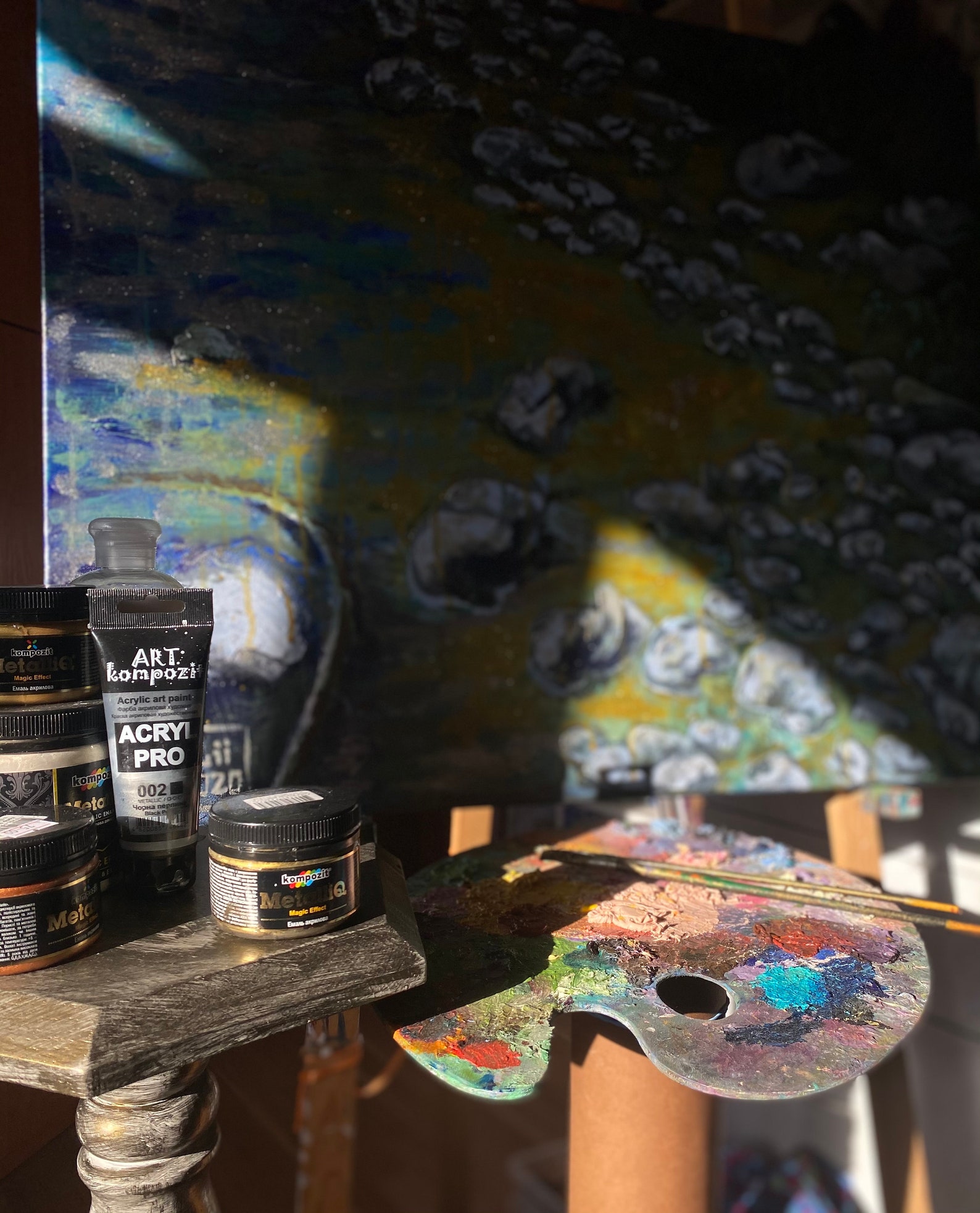 Acrylic Paint 131 Ochre Yellow Color Set of 12x2.6 Fl Oz/75 Ml, Acrylic ...