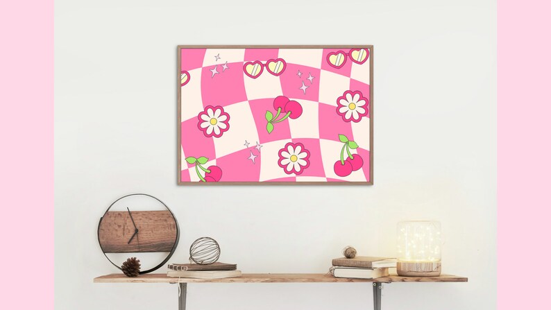 Boho Pink Wallpaper - Etsy