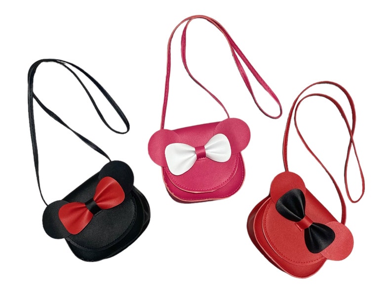 Little Mouse Ear Bow Crossbody Purse, Shoulder Handbag for Girls ...