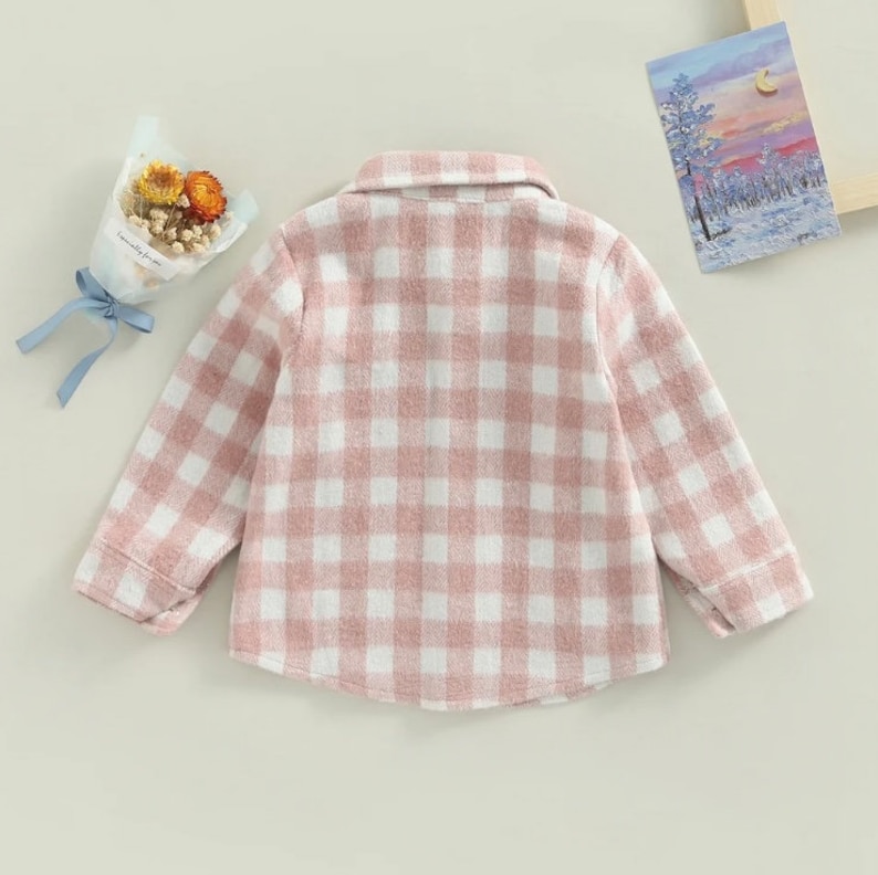 Flannel Shirt, Kids Black Buffalo Plaid Shirt, Toddler Girls Flannel ...