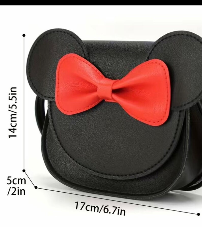 Little Mouse Ear Bow Crossbody Purse, Shoulder Handbag for Girls ...