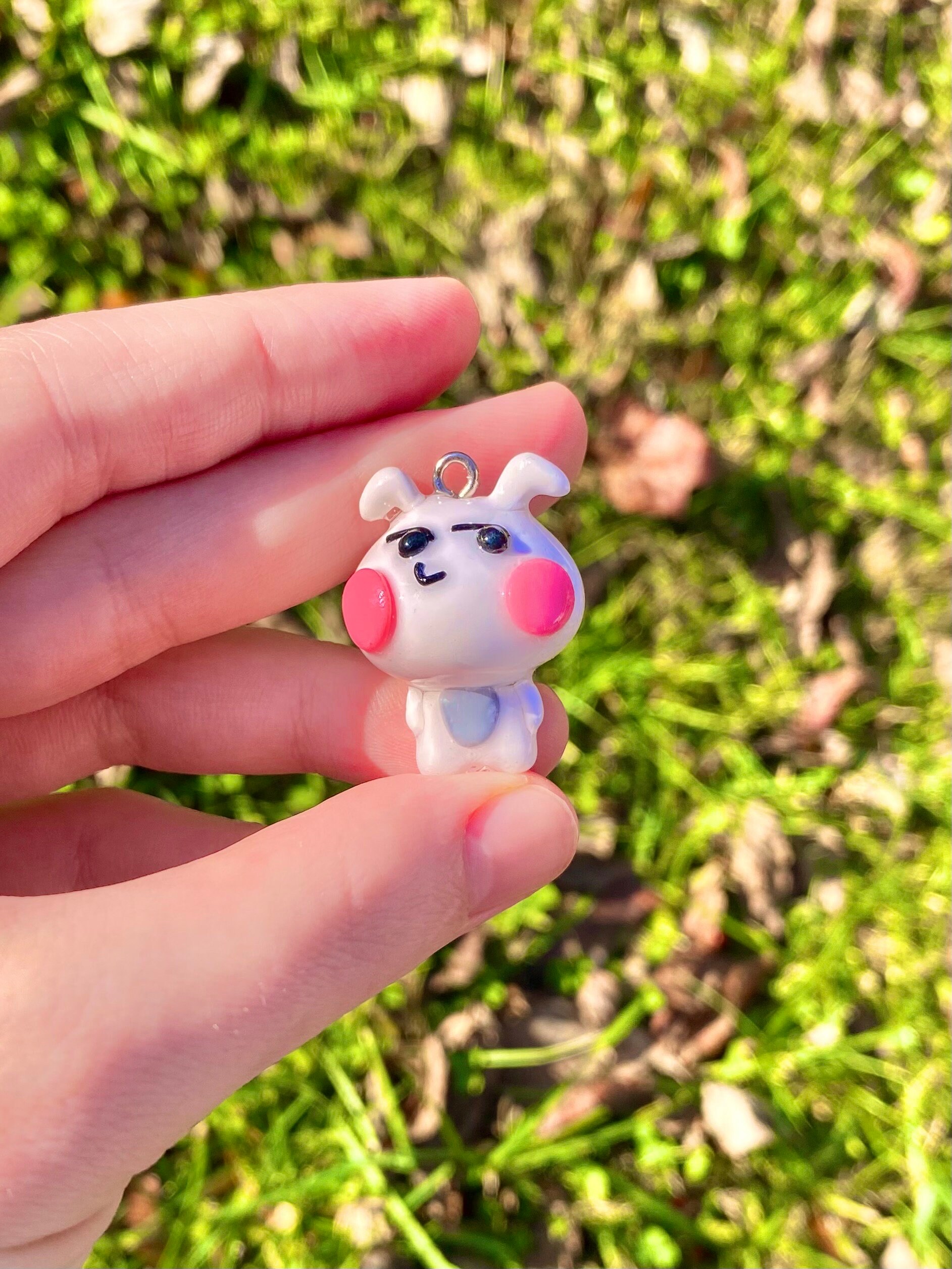 Emotional Momo Handmade Polymer Clay Keychain - Etsy