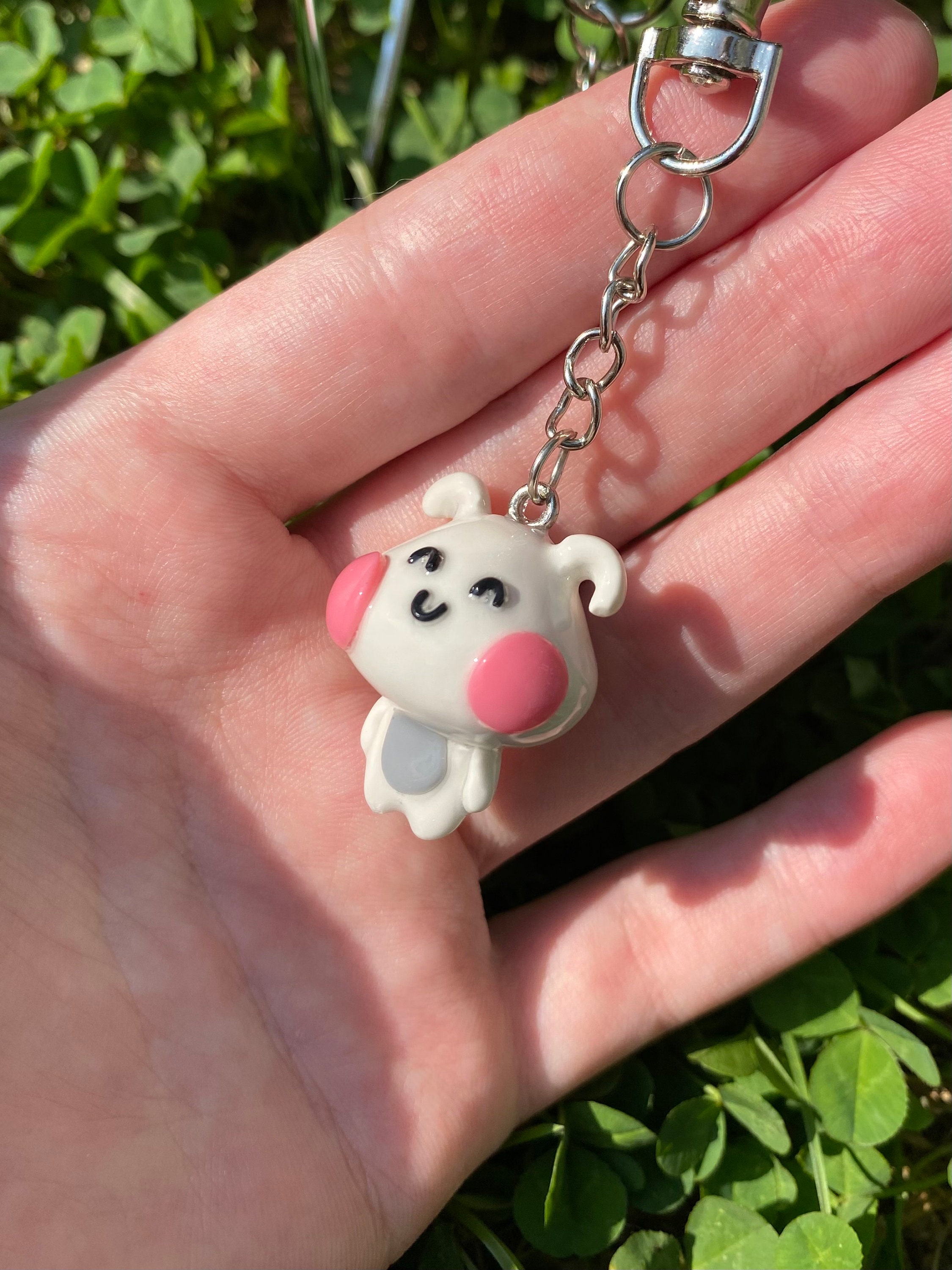 Emotional Momo Handmade Polymer Clay Keychain - Etsy