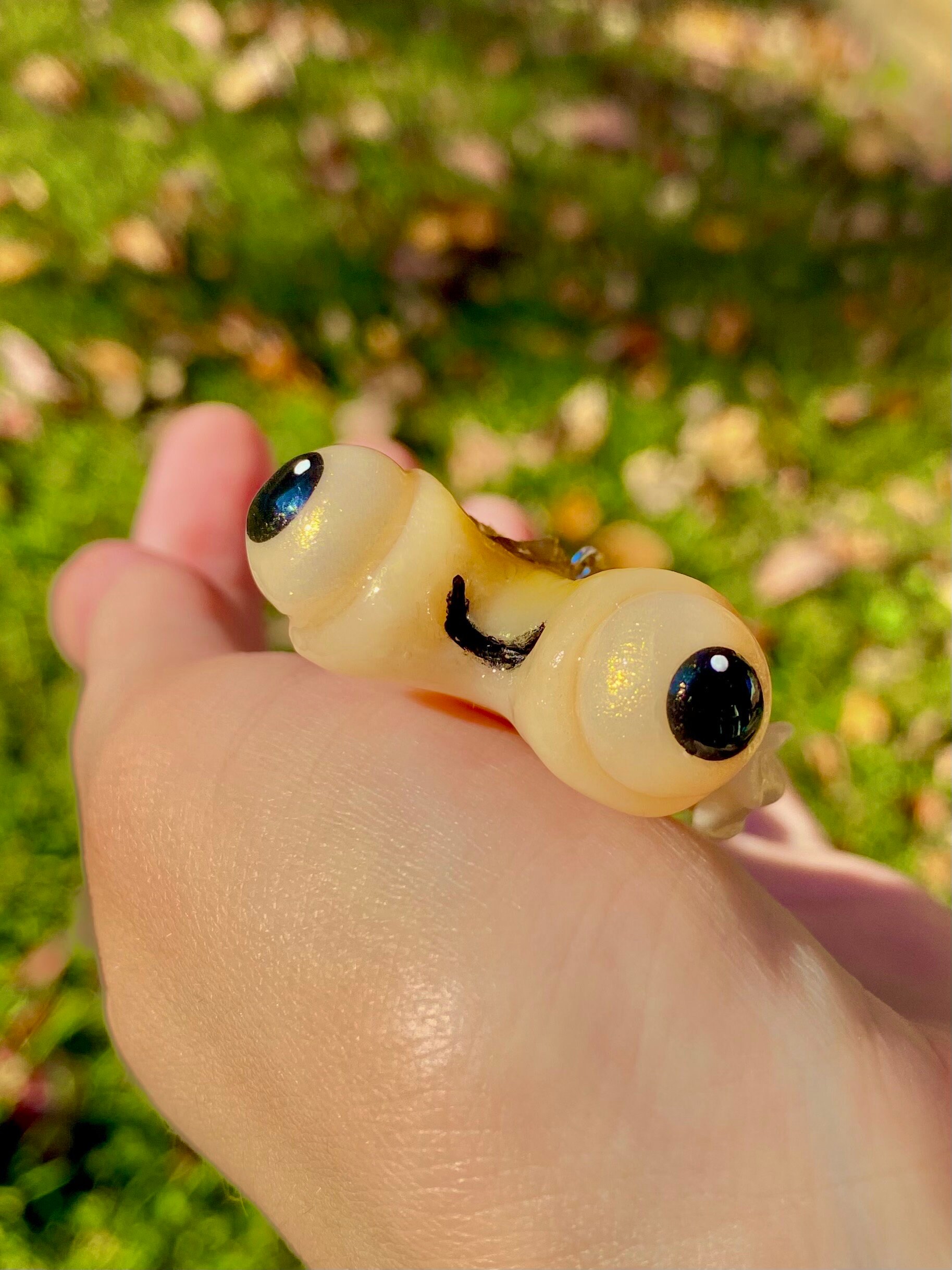 Puffy the Pufferfish Polymer Clay Desk Figurine, Pufferfish Keychain ...