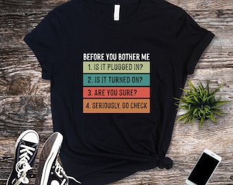 Tech Support Checklist Tshirt Sysadmin Gift Shirt Helpdesk - Etsy