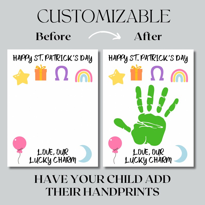 2025 St. Patrick's Day Handprint Art, St Patricks Day Handprint Crafts ...