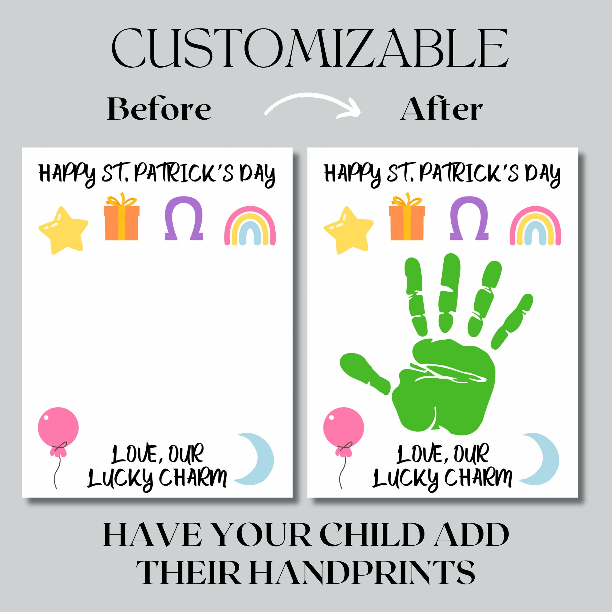 2025 St. Patrick's Day Handprint Art, St Patricks Day Handprint Crafts ...