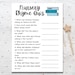 Baby Shower Nursery Rhyme Quiz Game (digital Download) - Etsy