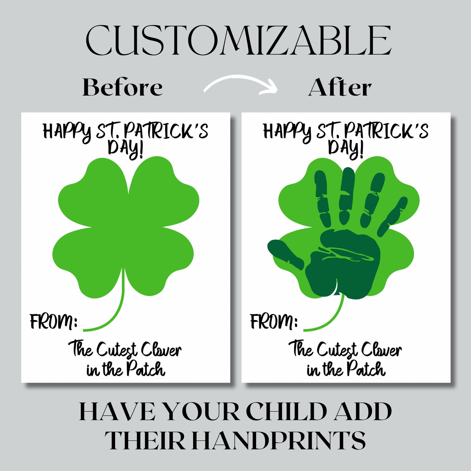 2025 St. Patrick's Day Handprint Art, St Patricks Day Handprint Crafts ...