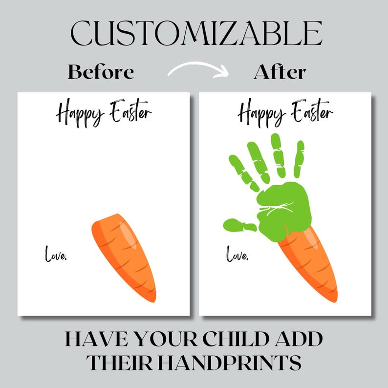 2025 Easter Handprint Art, Easter Handprint Crafts, Easter Footprint ...