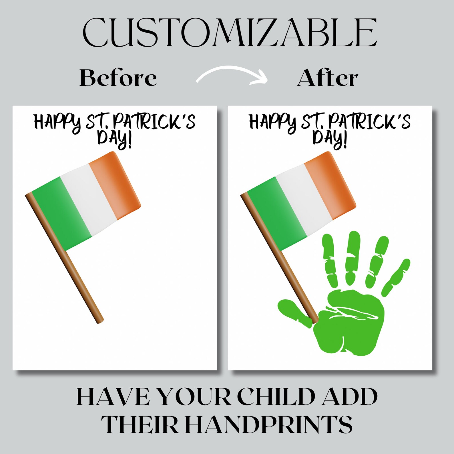 2025 St. Patrick's Day Handprint Art, St Patricks Day Handprint Crafts ...