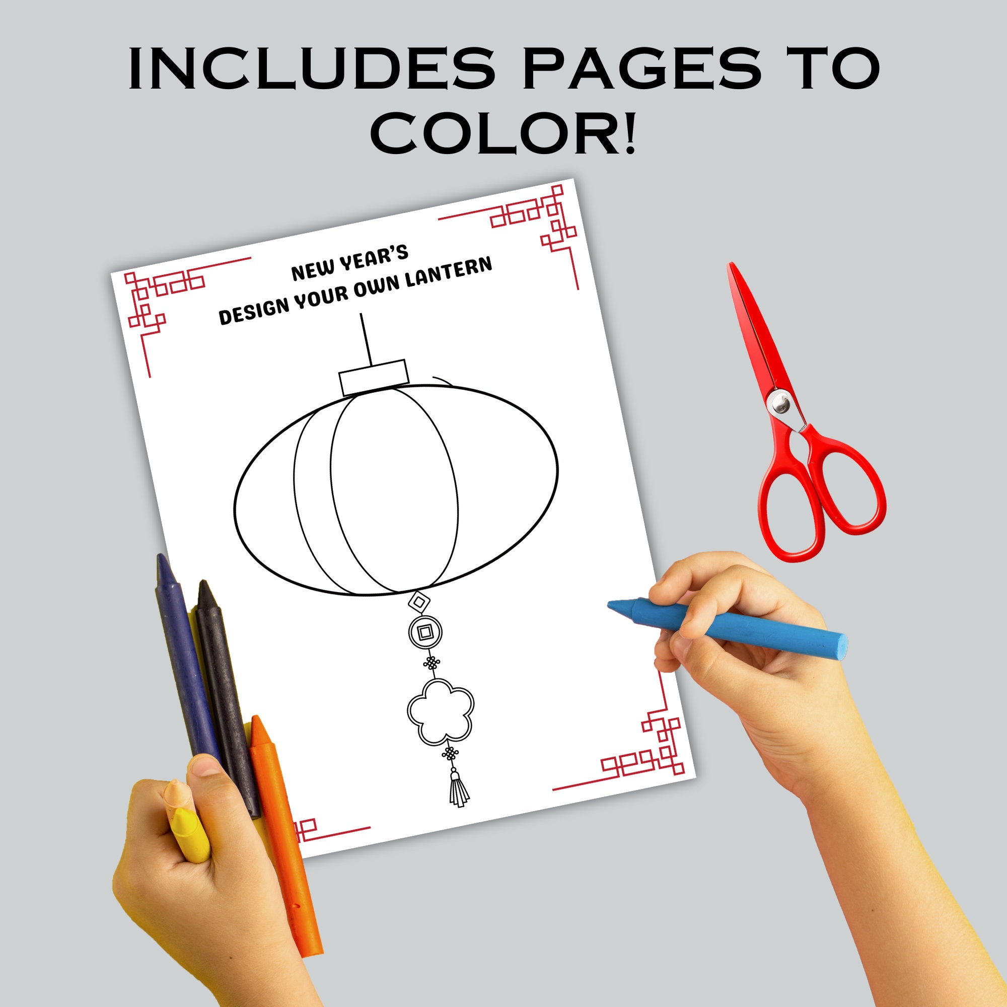 Chinese New Year Activity Bundle, Lunar New Year Printable Pages, Year ...