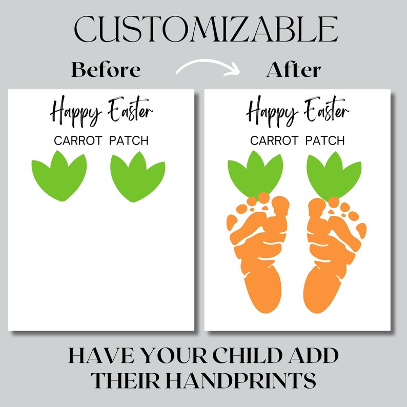 2025 Easter Handprint Art, Easter Handprint Crafts, Easter Footprint ...