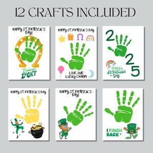 2025 St. Patrick's Day Handprint Art, St Patricks Day Handprint Crafts ...