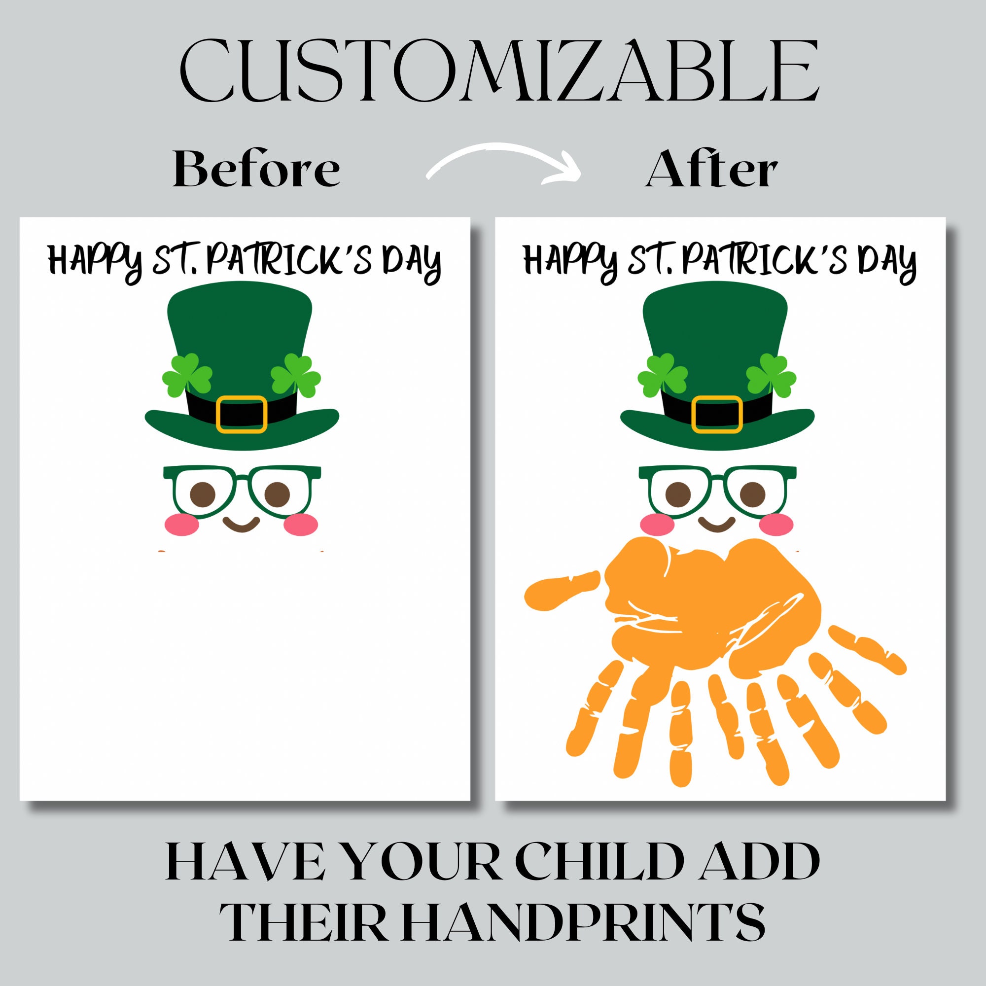 2025 St. Patrick's Day Handprint Art, St Patricks Day Handprint Crafts ...