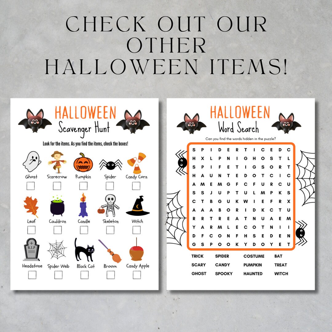 Halloween Would You Rather Game: Kids Printable Activity (PDF Download ...