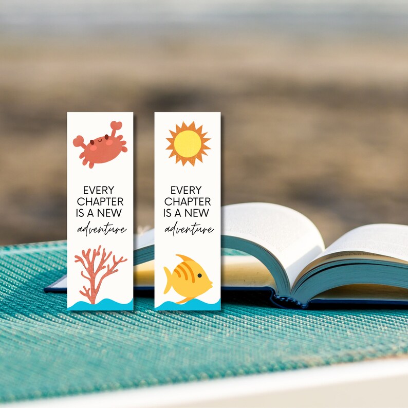 Adventure Bookmarks, Every Chapter is A New Adventure Printable ...