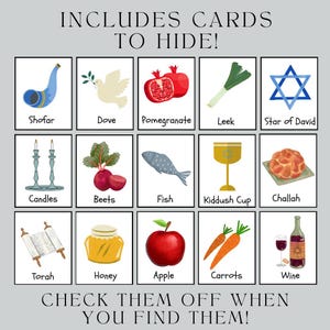 Rosh Hashanah Scavenger Hunt: Kids Game (PDF Digital Download) - Etsy