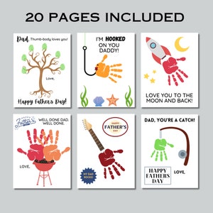 Fathers Day Handprint Craft | Dad Birthday Gift | DIY Gift for Dad ...