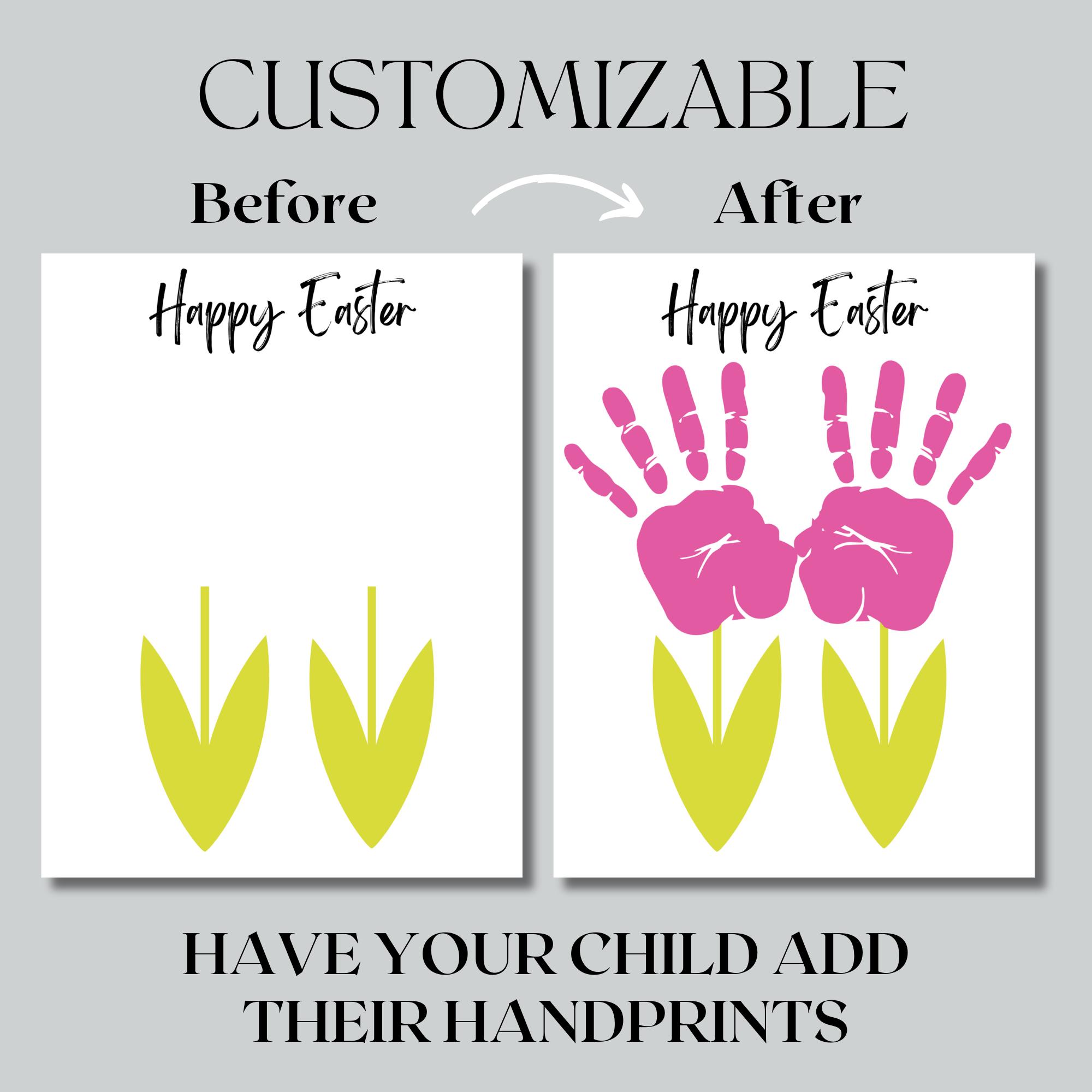 2025 Easter Handprint Art, Easter Handprint Crafts, Easter Footprint ...