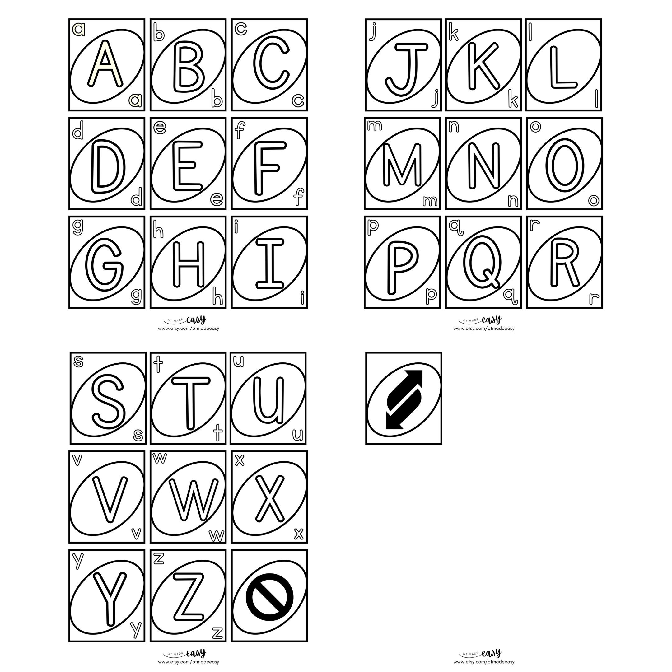 Uno-style Alphabet Cards - Etsy