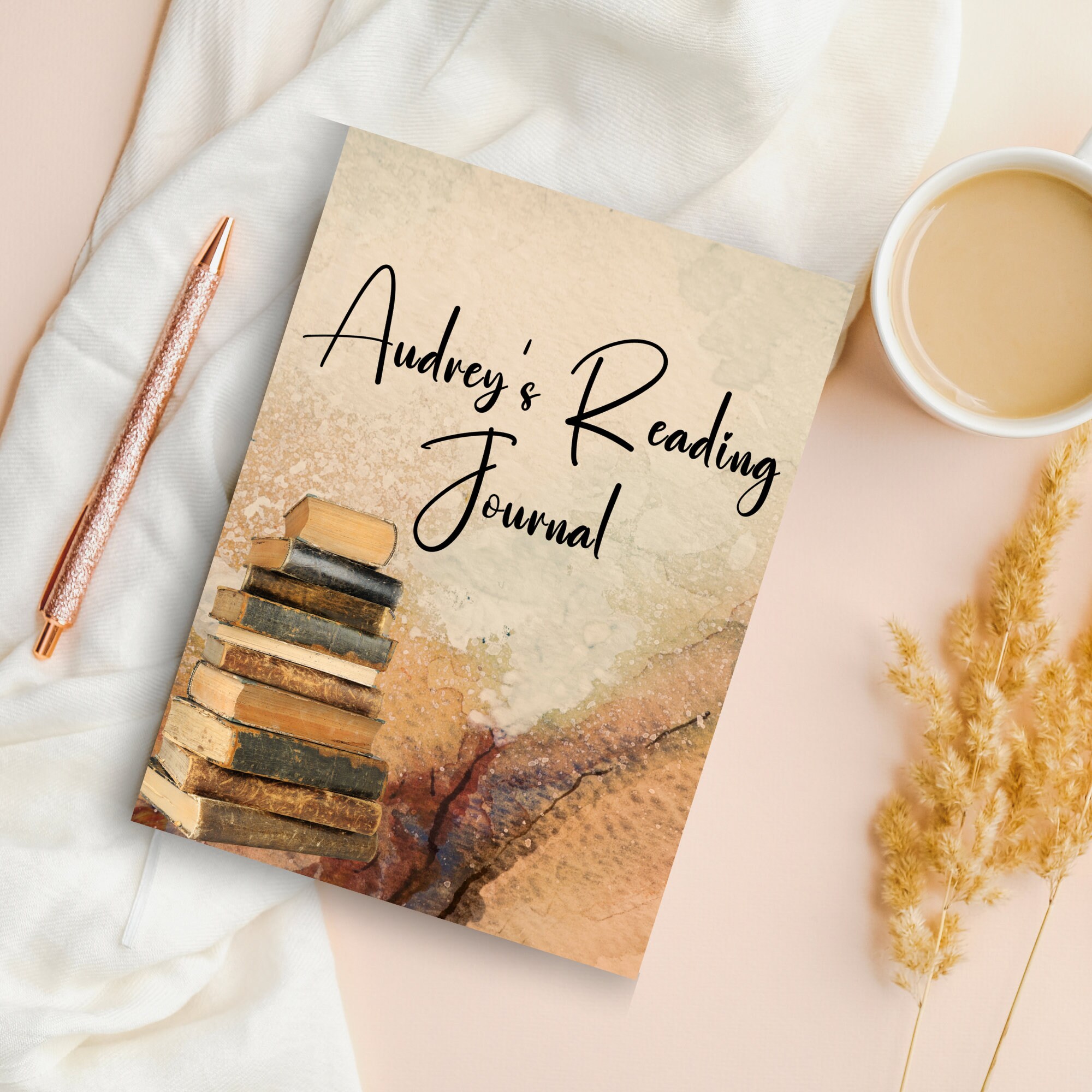 Personalized Reading Journal, Customized Book Journal, Reading Tracker ...