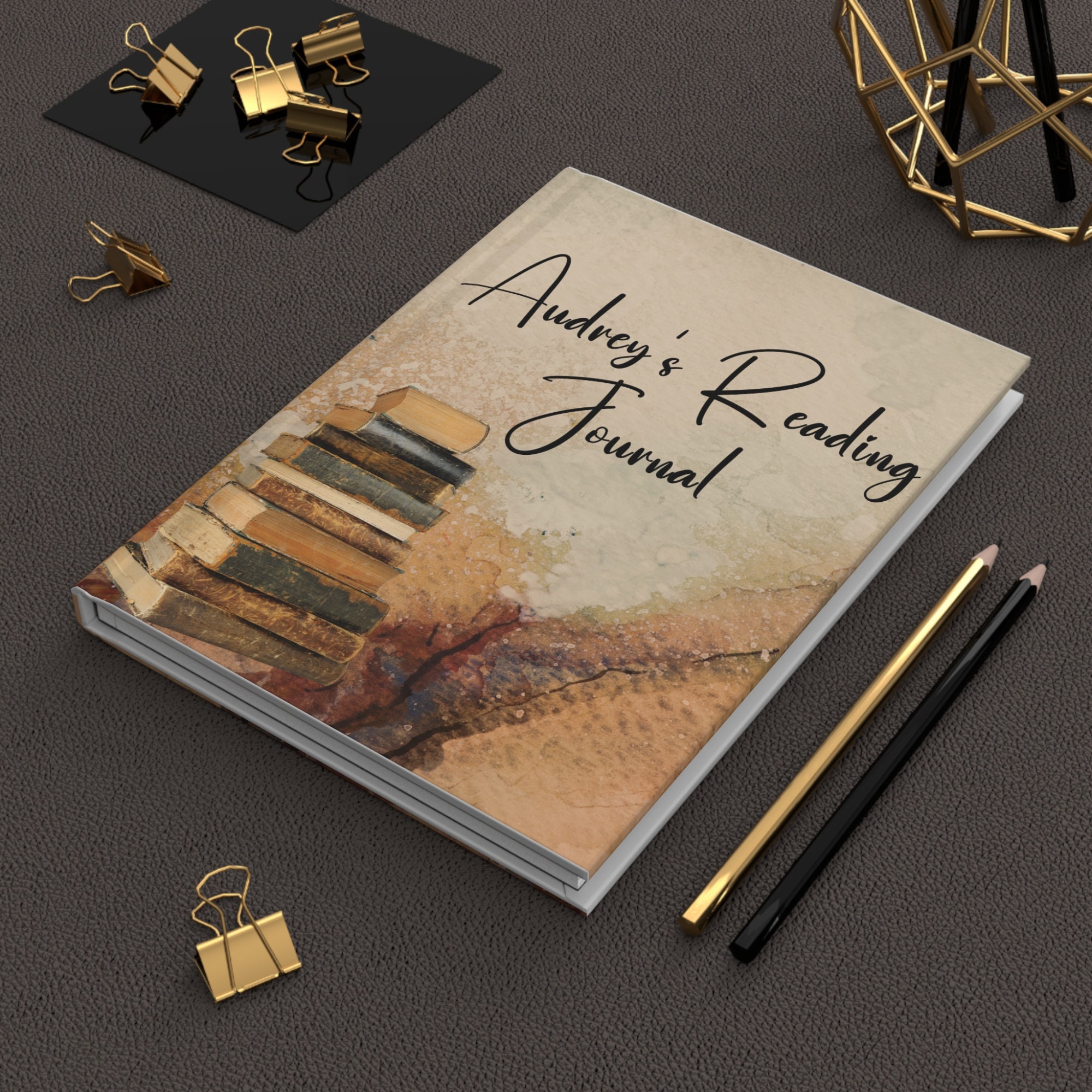 Personalized Reading Journal, Customized Book Journal, Reading Tracker ...