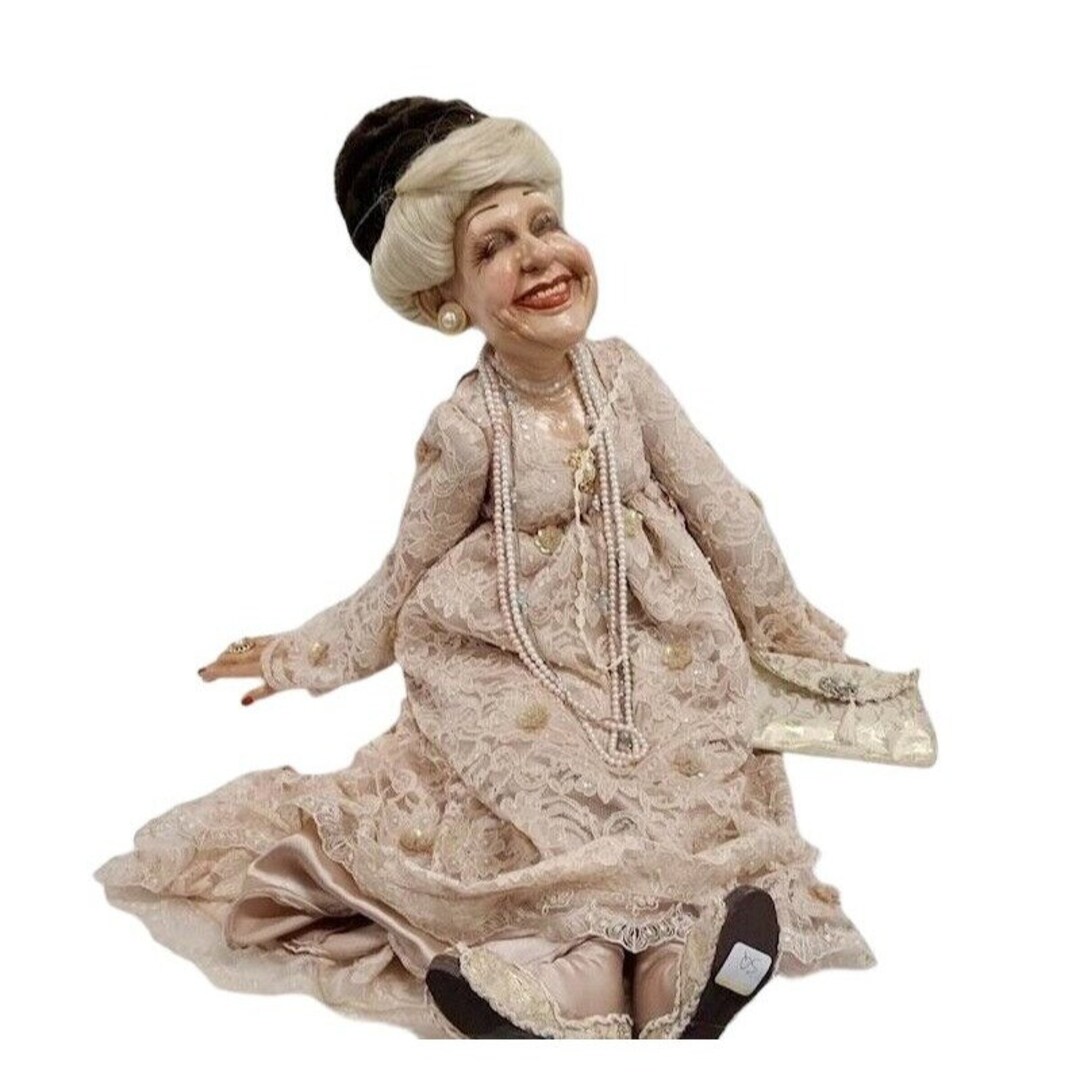 Vintage Katherine's Collection Wayne Kleski EULA Old Lady Doll 31 ...